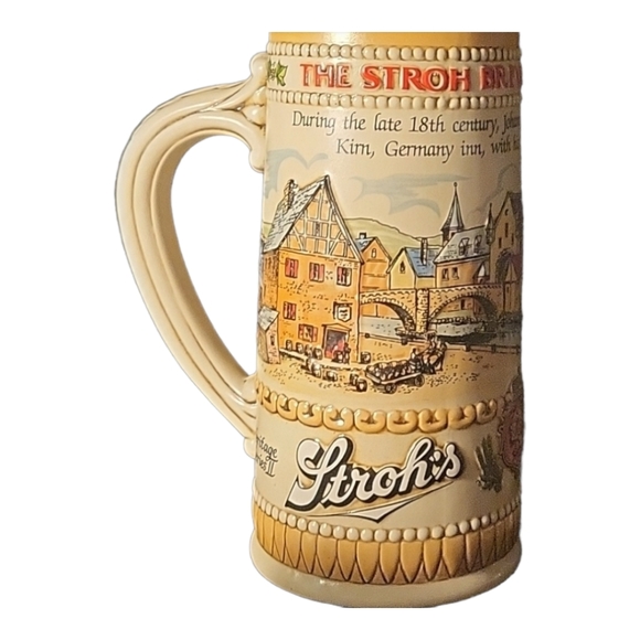 the Stroh company | Dining | Strohs 985 Heritage Series Ii Vintage Beer Stein Ceramic ...